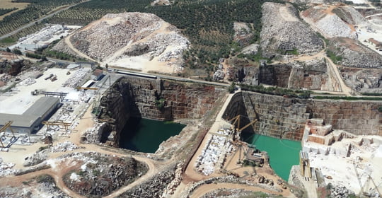 Extração de Mármore - Stonewhite Mármores e Granitos